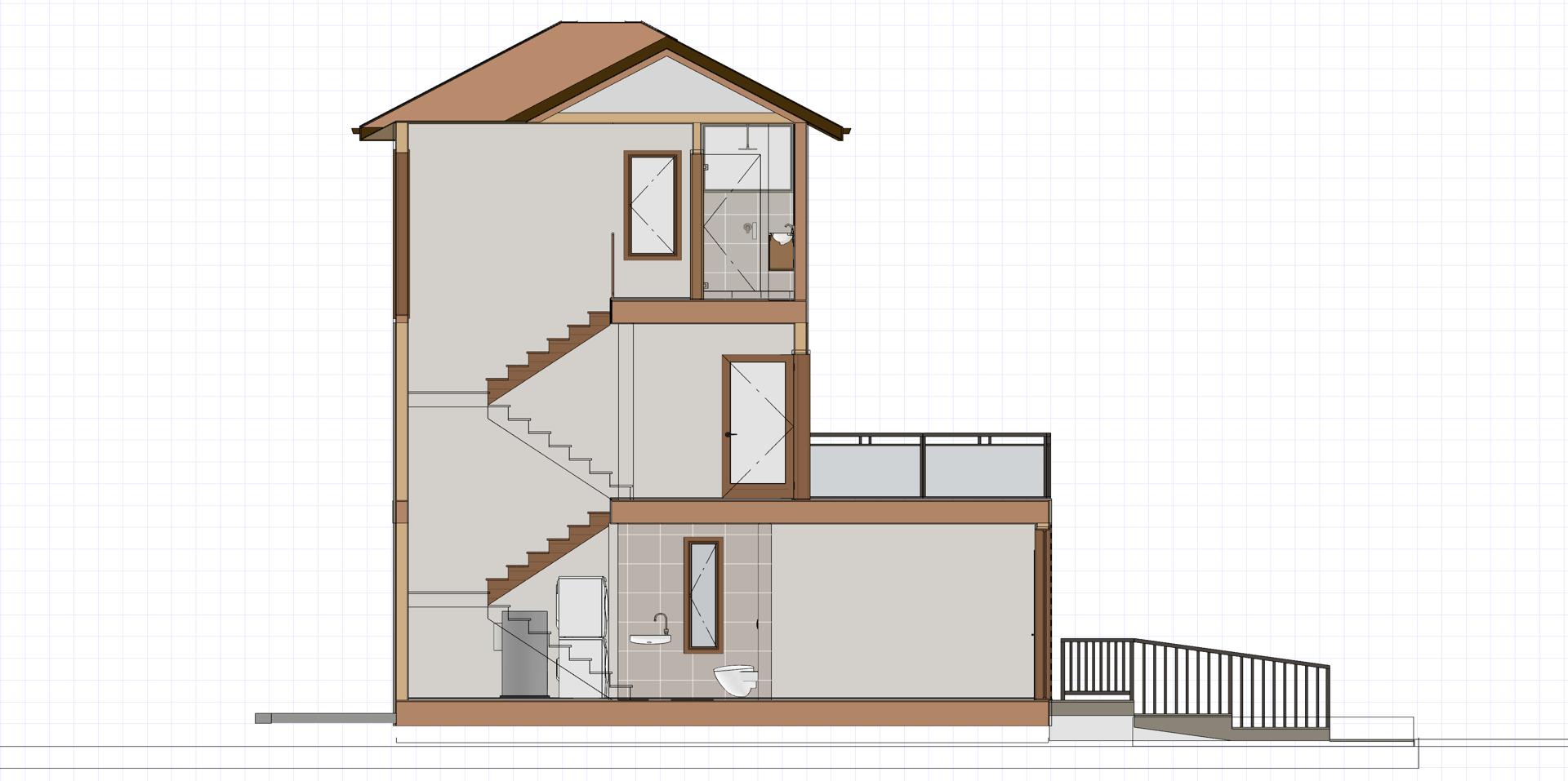 Cross Section/Elevation – Stix & Burrow